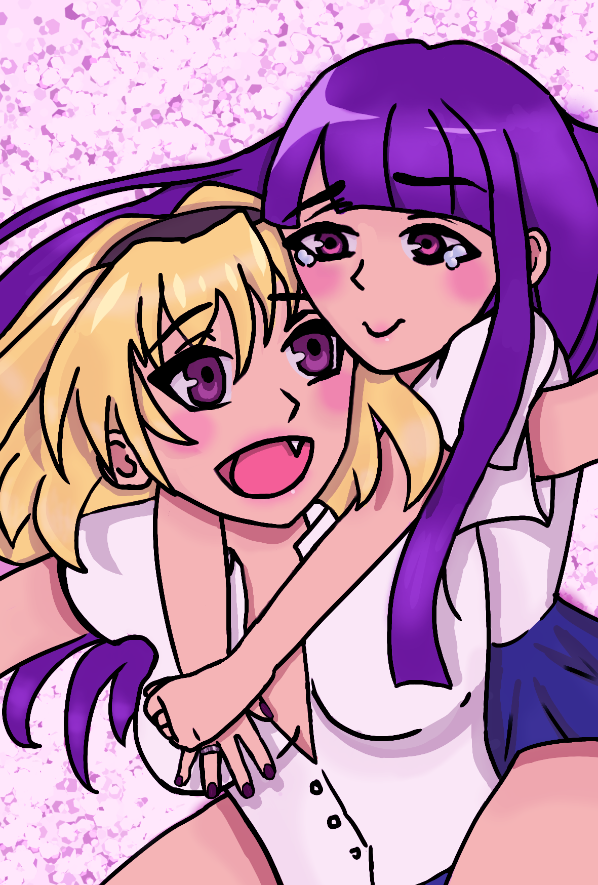 Rika and Satoko - ibisPaint