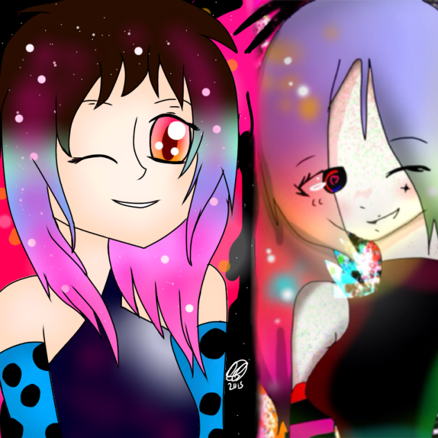 Punk bff's art collab with Marble Sky - ibisPaint