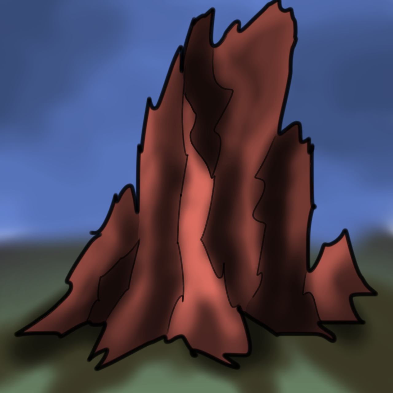 Log (Originally Stone) - ibisPaint