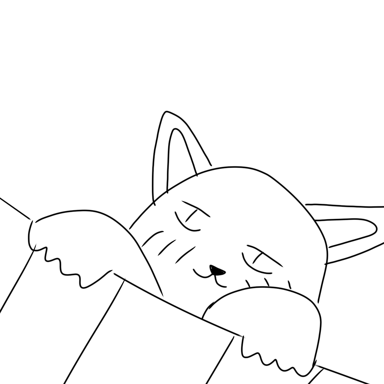 Dis cat is cute - ibisPaint