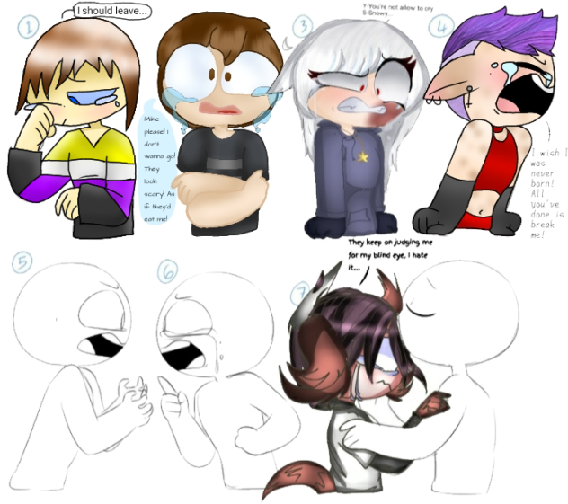 Crying collab - ibisPaint