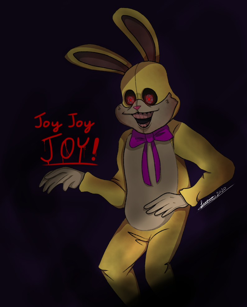 Lucky the Rabbit FanArt (Dark Deception) - ibisPaint