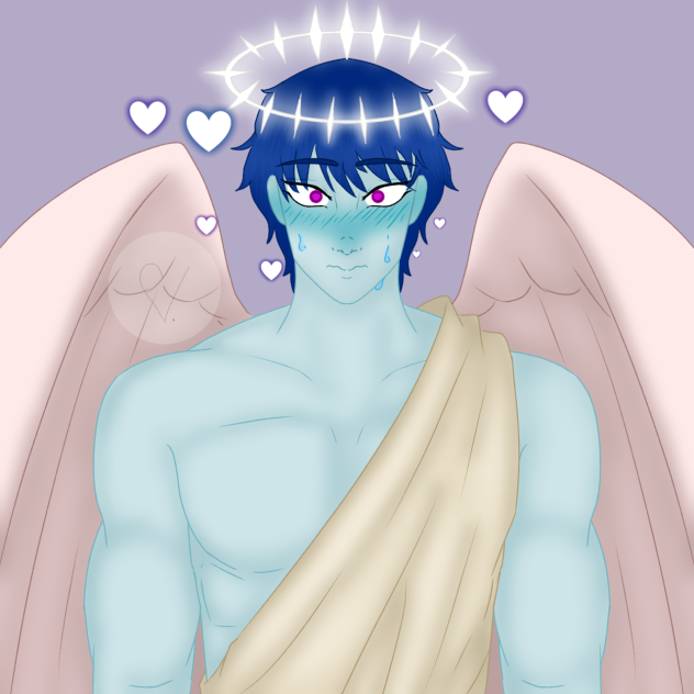 The blushing angle - ibisPaint