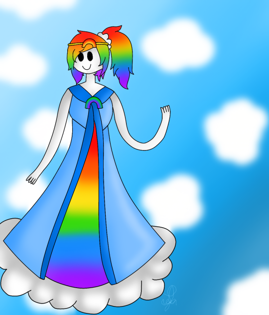 Rainbow princess - ibisPaint