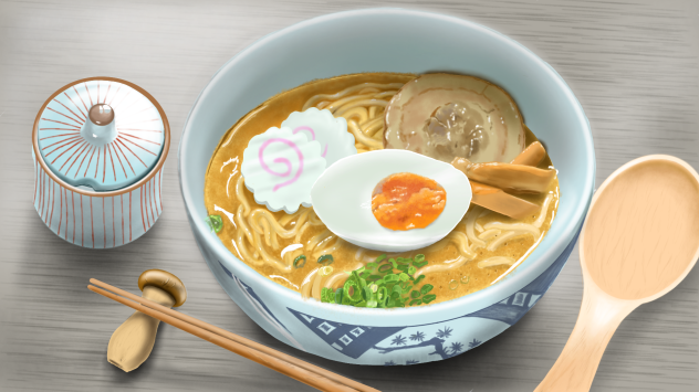 リアルラーメン Realistic Ramen,Please Subscribe - ibisPaint