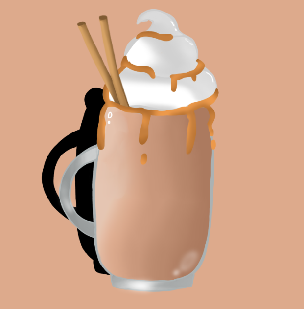 Caramel latte - ibisPaint