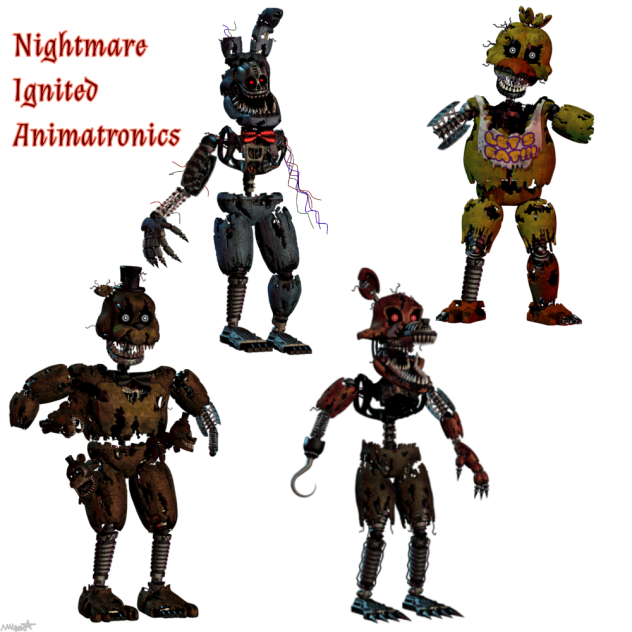 Nightmare Ignited Animatronics - ibisPaint