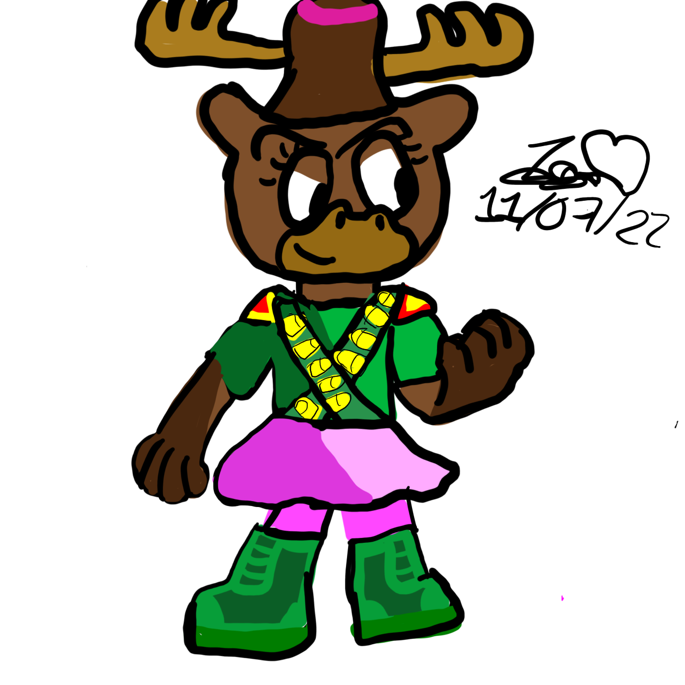 Instructora Moosesha - ibisPaint