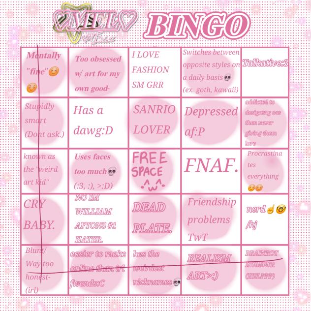 MEL'S Bingo - ibisPaint