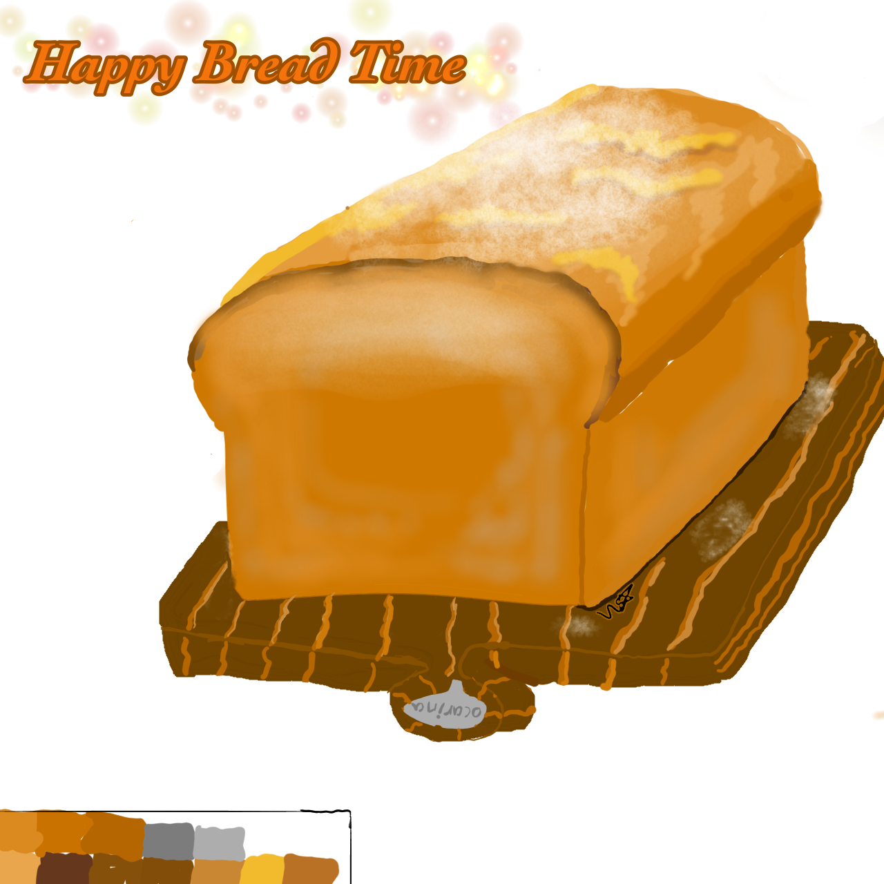 Happy Bread Time! - ibisPaint