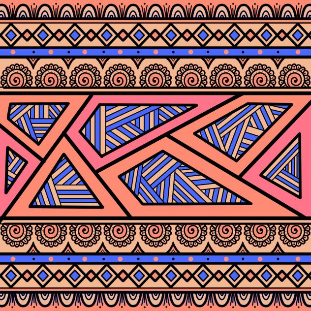 traditional pattern 8 - ibisPaint