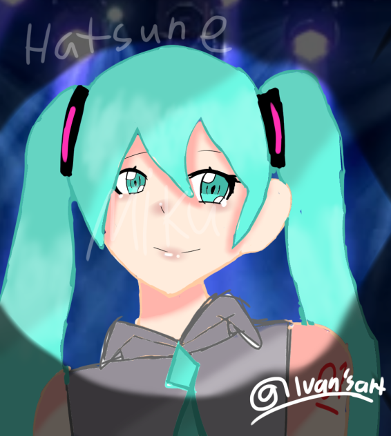 Hatsune miku hd art - ibisPaint