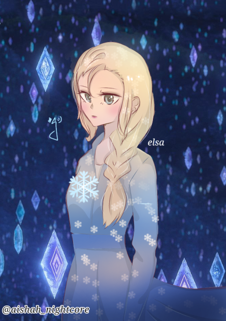 elsa frozen 2 - ibisPaint
