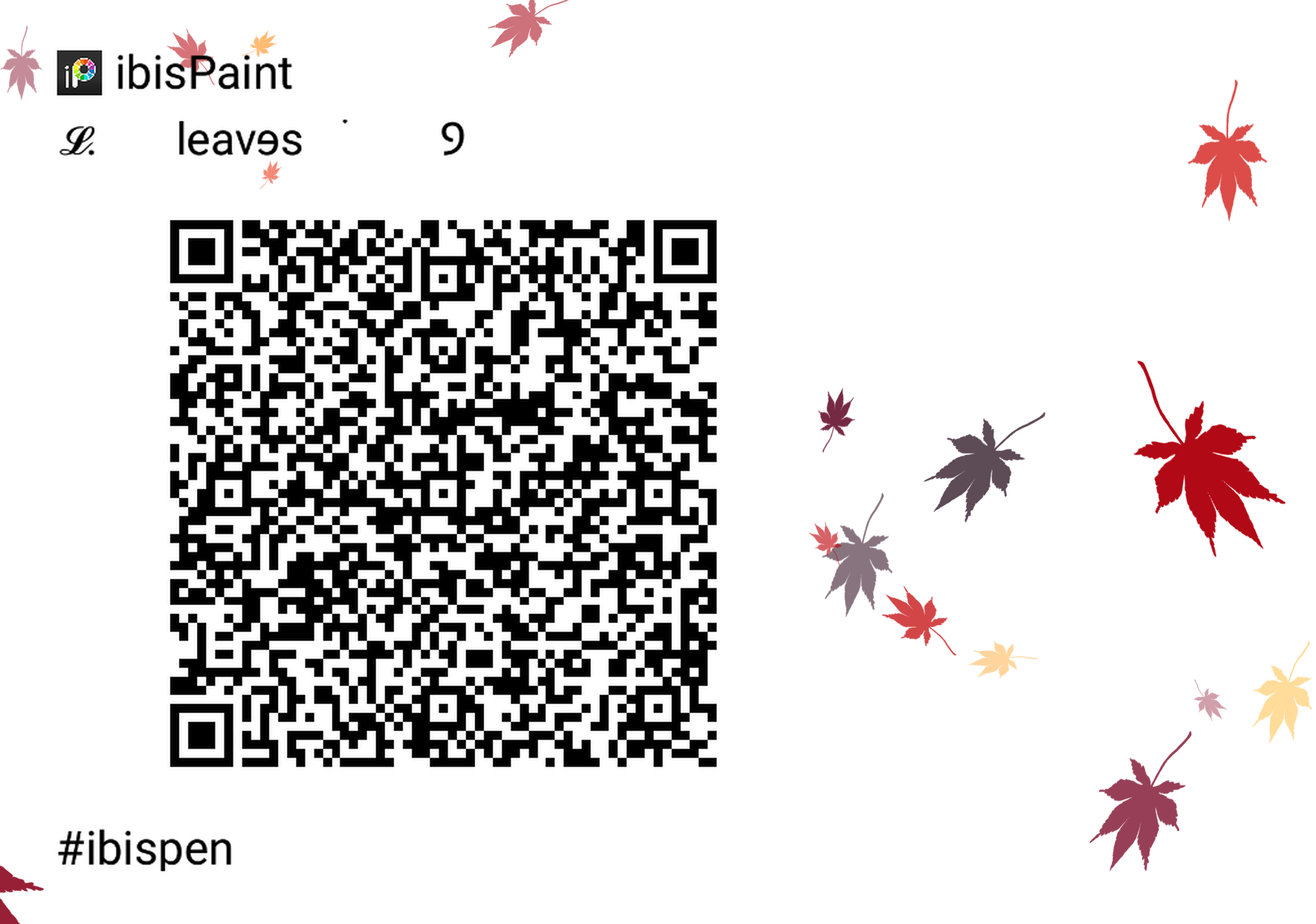 Brush personalizado (Leaves - folhas) - ibisPaint