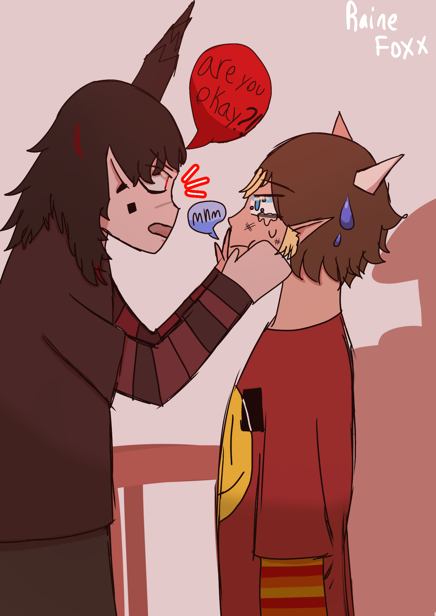 He’s worried ⊙ ⊙ - ibisPaint