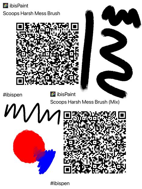 Scoops Harsh Mess Brush Bundle - ibisPaint