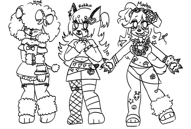 Gyaru dogs!! - ibisPaint