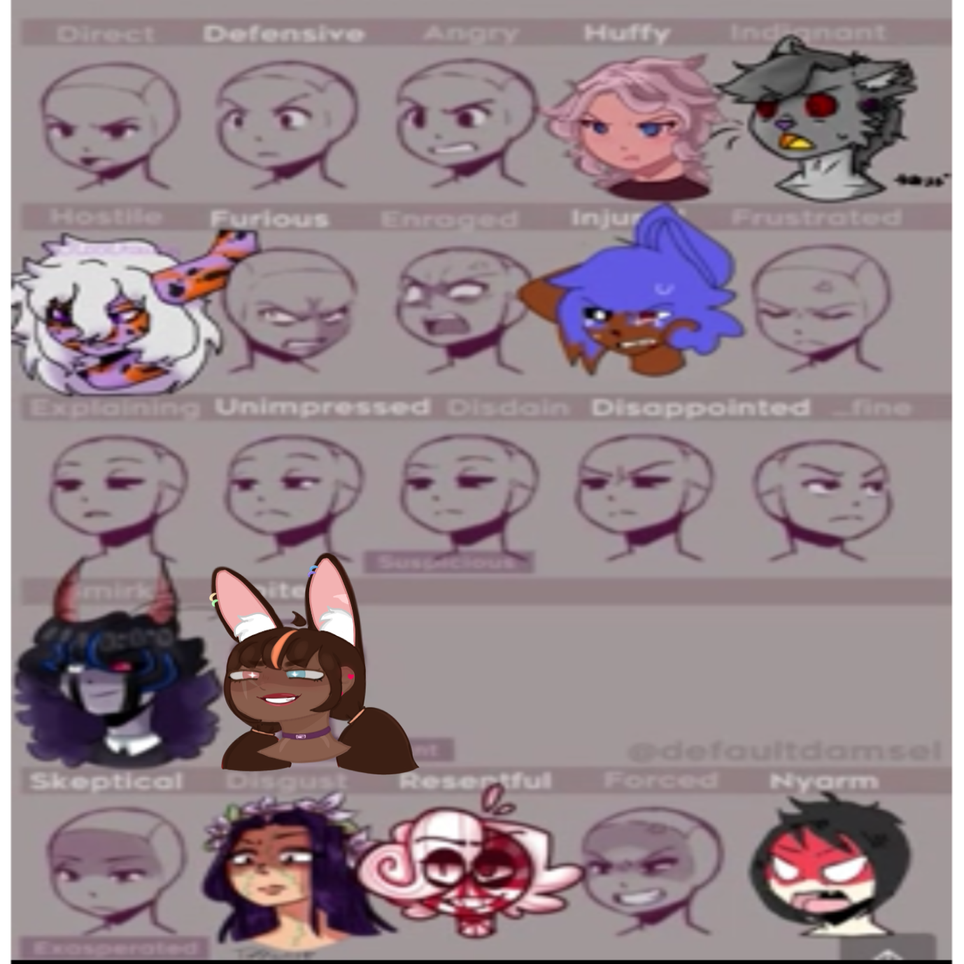 Spiteful face collab - ibisPaint