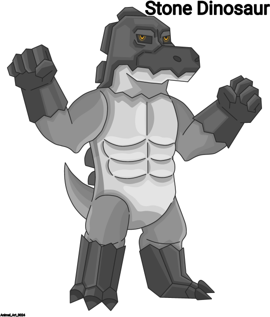 Stone dinosaur - ibisPaint