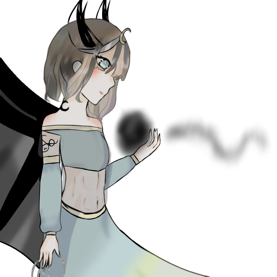 Somie after becoming the queen of demons - ibisPaint