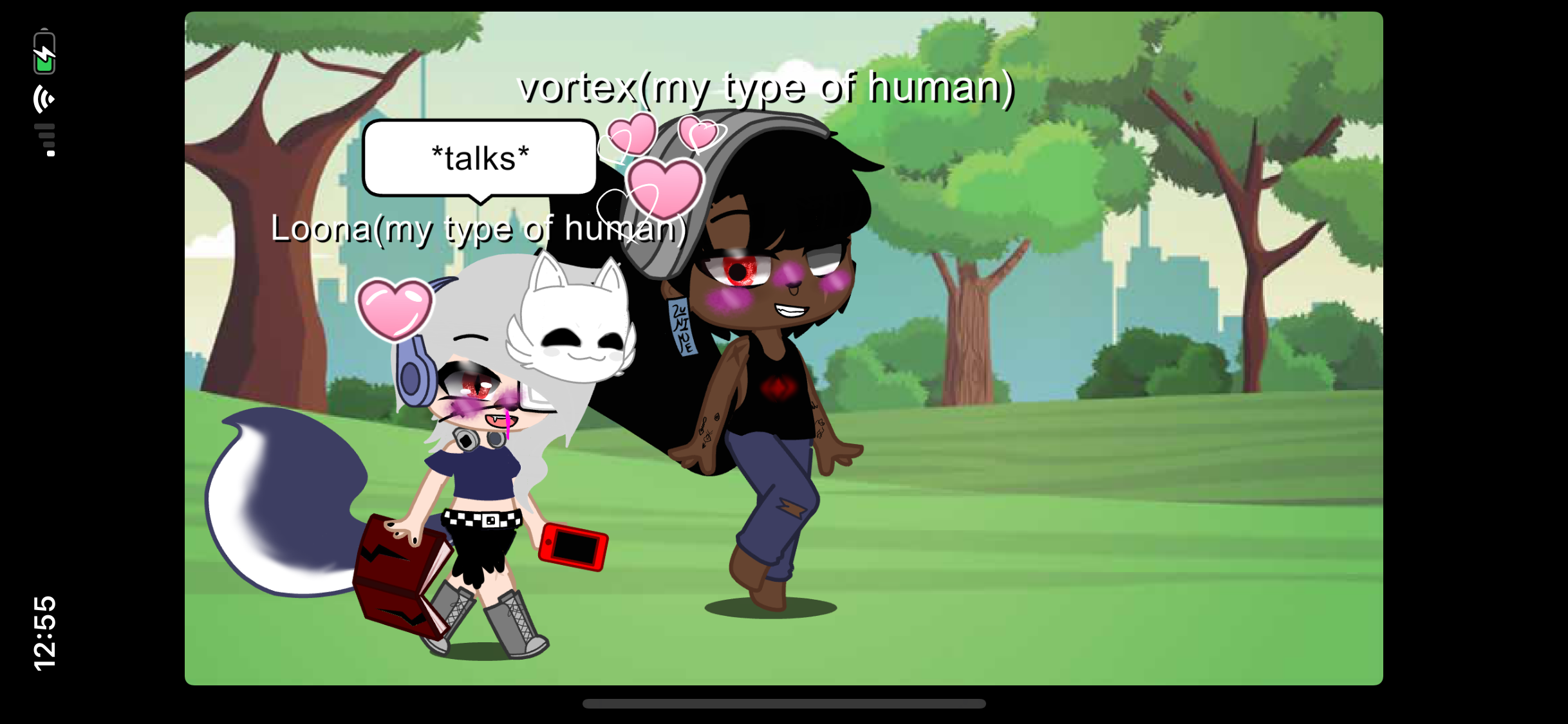 This is vortex and loona on earth - ibisPaint