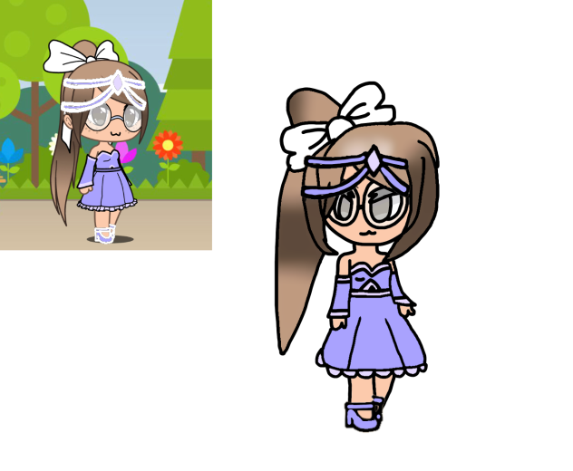 My 3rd sis oc gacha life char - ibisPaint