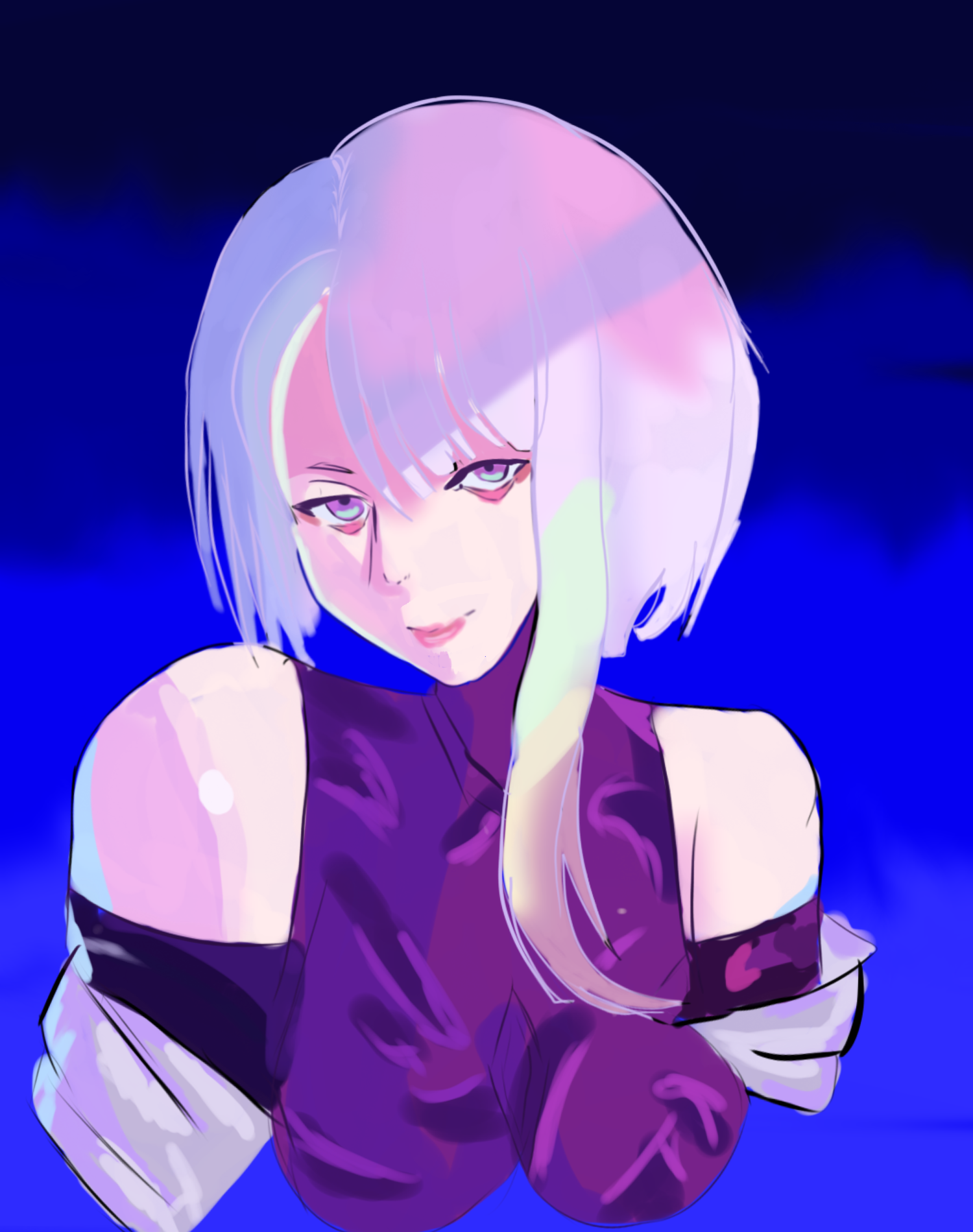 CYBERPUNK 💅 Lucy - ibisPaint