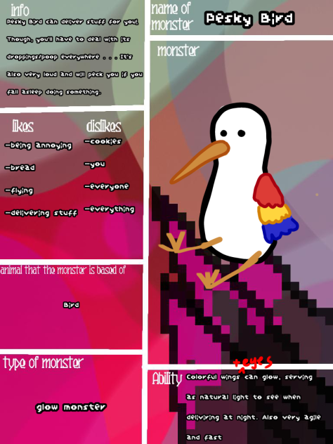 Pesky Bird!!1 - ibisPaint