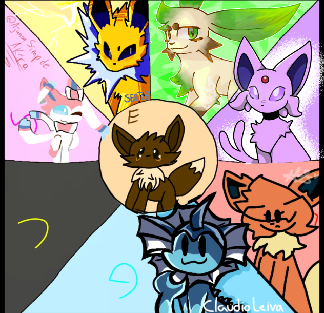 Eeveelution Collab - ibisPaint