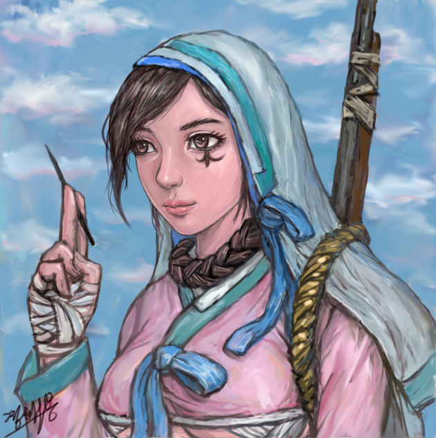 overwatch ana fanart - ibisPaint