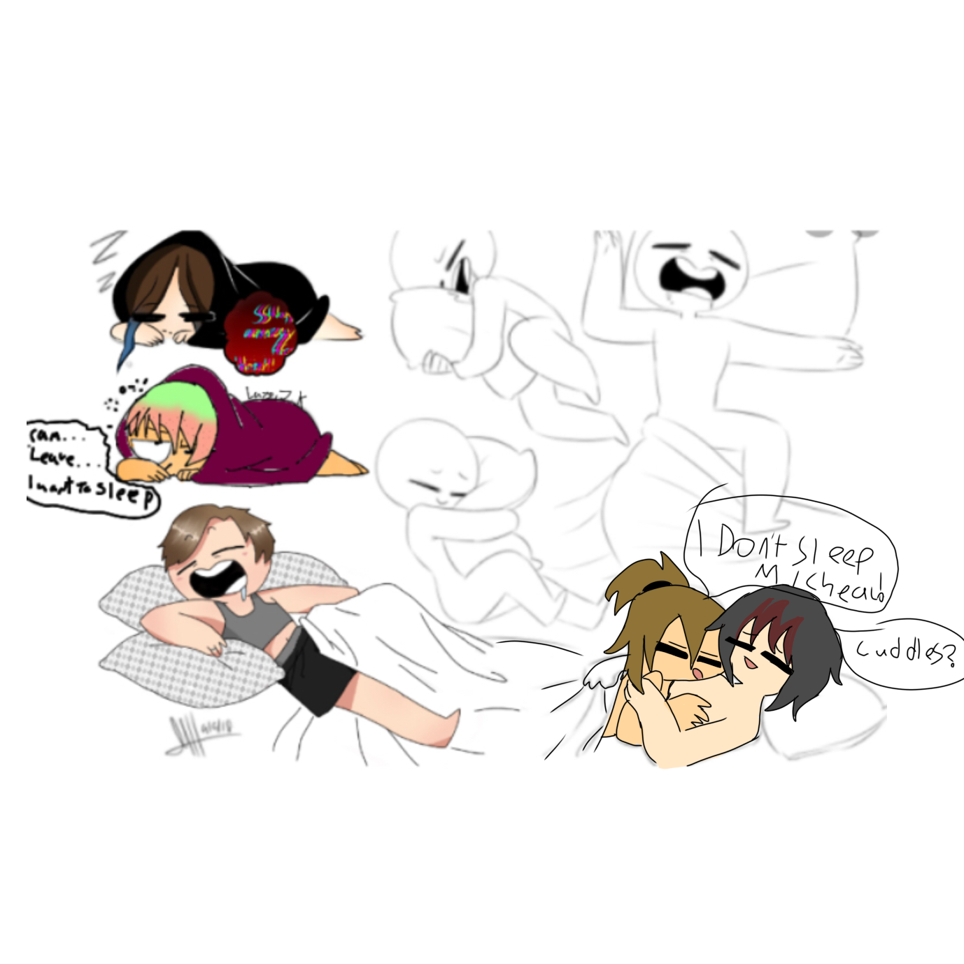 Sleep collab - ibisPaint