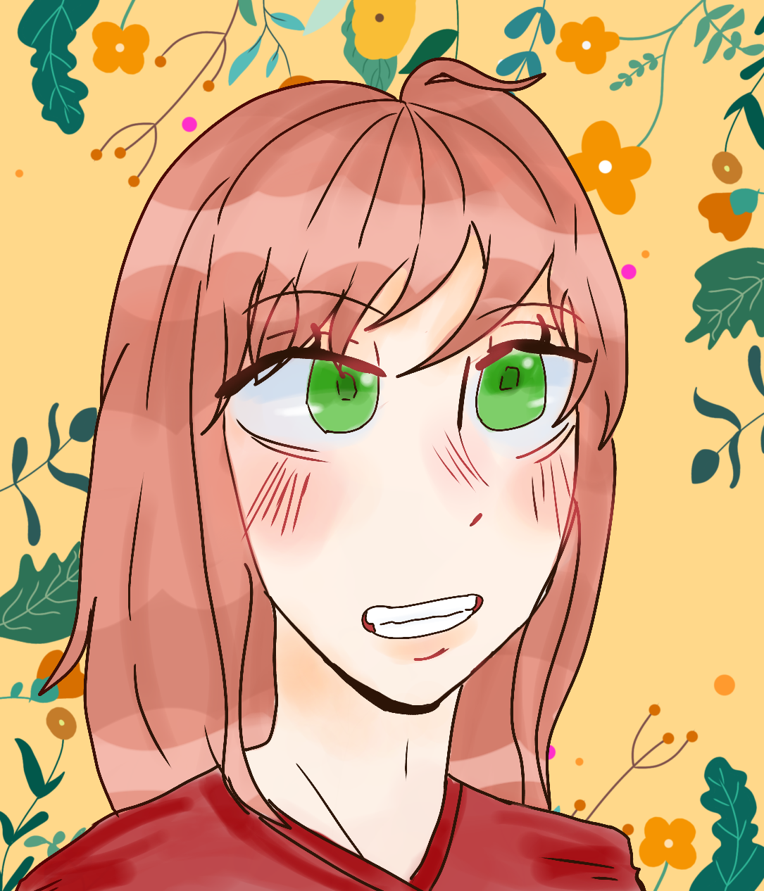 Red head fanart~ - ibisPaint