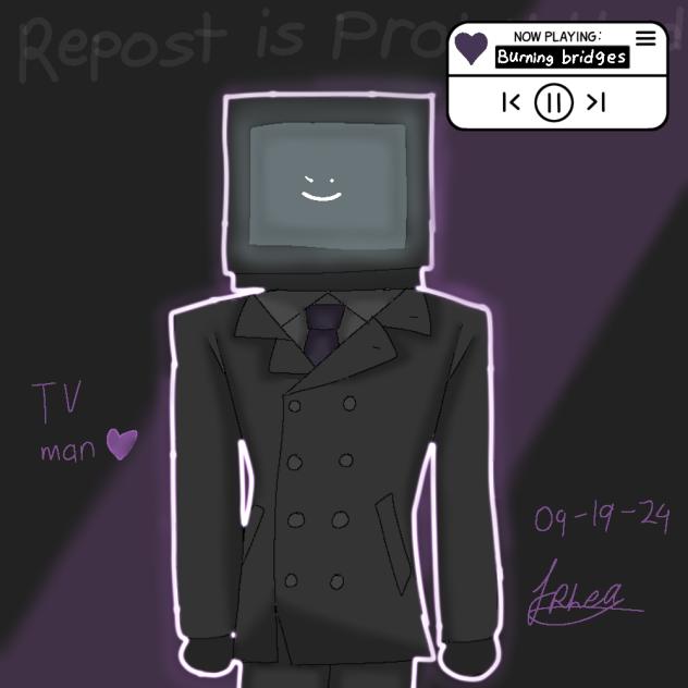 TV man 📺💜 - ibisPaint
