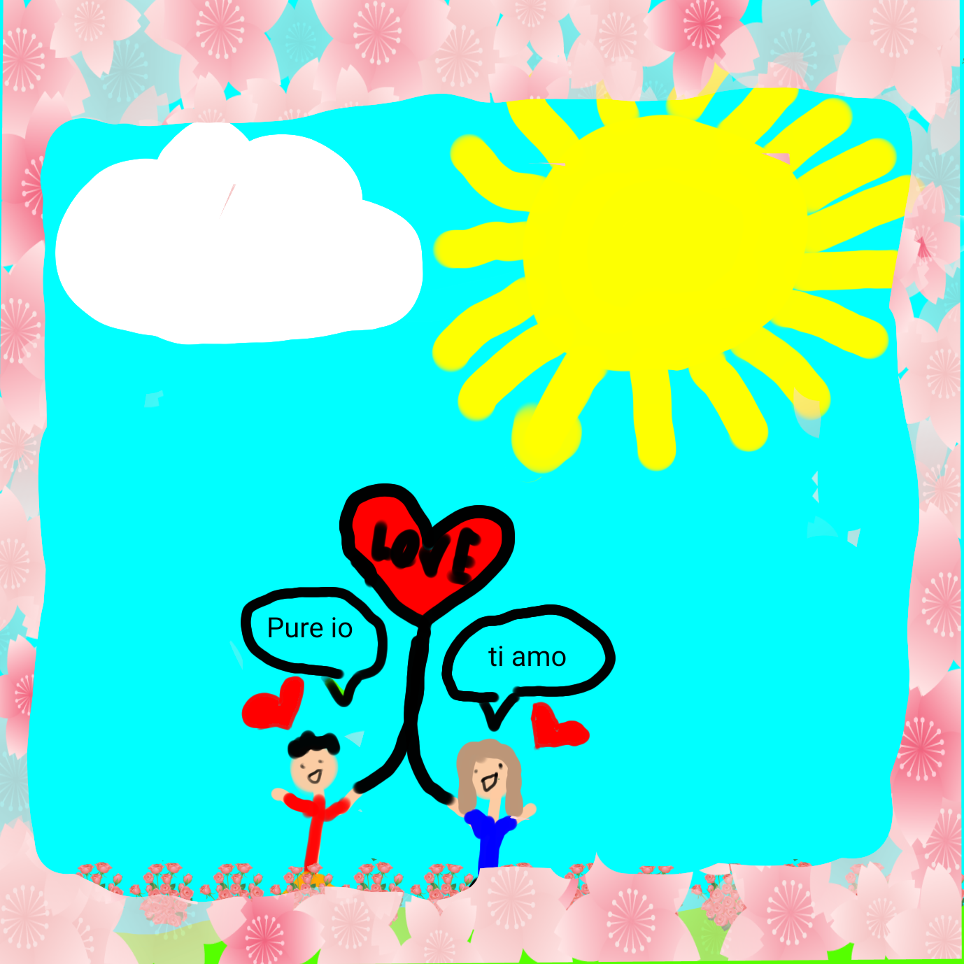 Amore tra butti ma sempre bello - ibisPaint