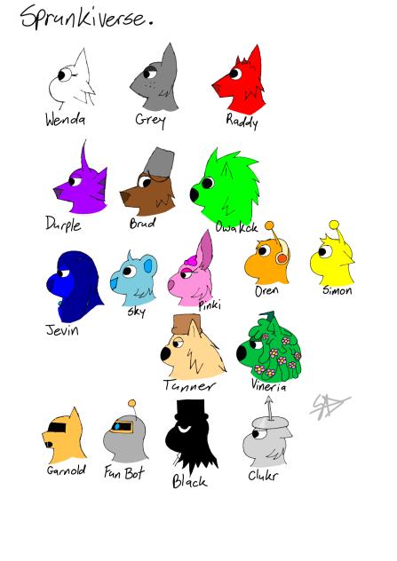 Sprunki-verse Head Count - ibisPaint