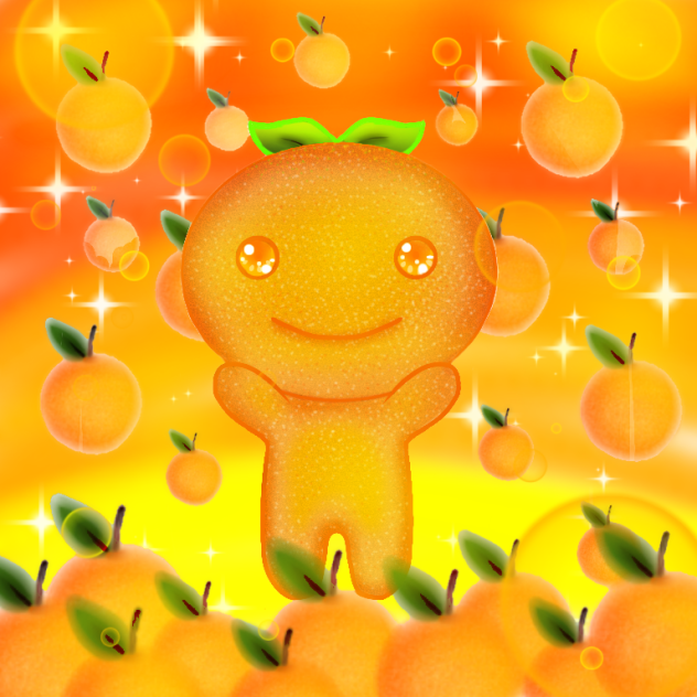 orange doll น่ารัก - ibisPaint