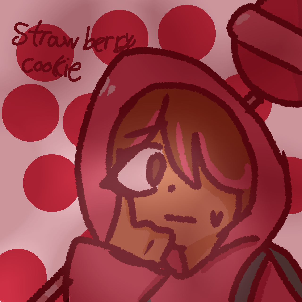 strawberry cookie - ibisPaint