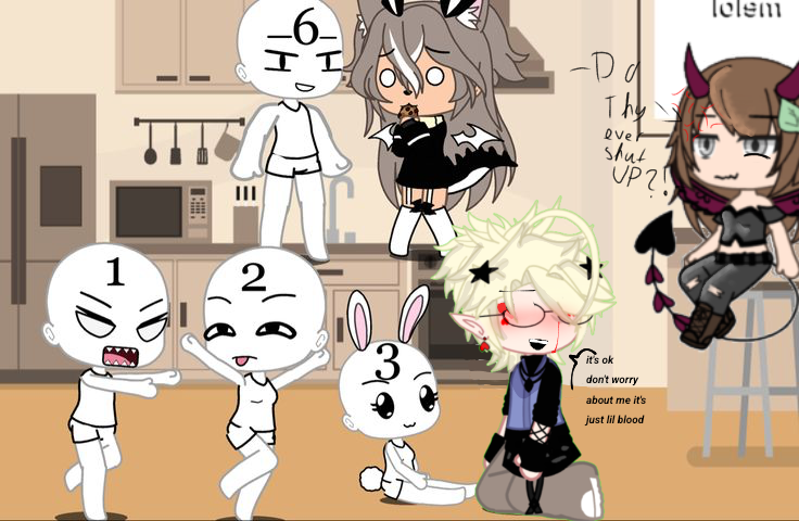 Collab chaos at kitchen - ibisPaint