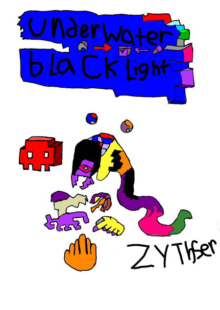 underwater blacklight redrawn zythser - ibisPaint