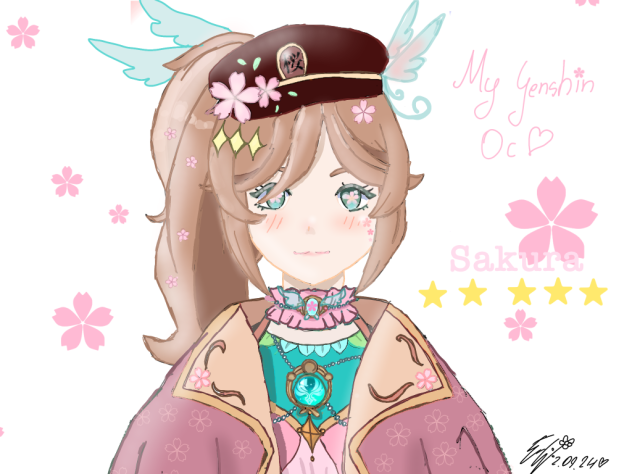 Genshin OC ♡Sakura🌸桜♡ - ibisPaint