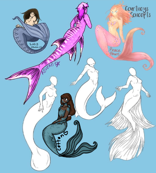 Mermaid Collab - ibisPaint