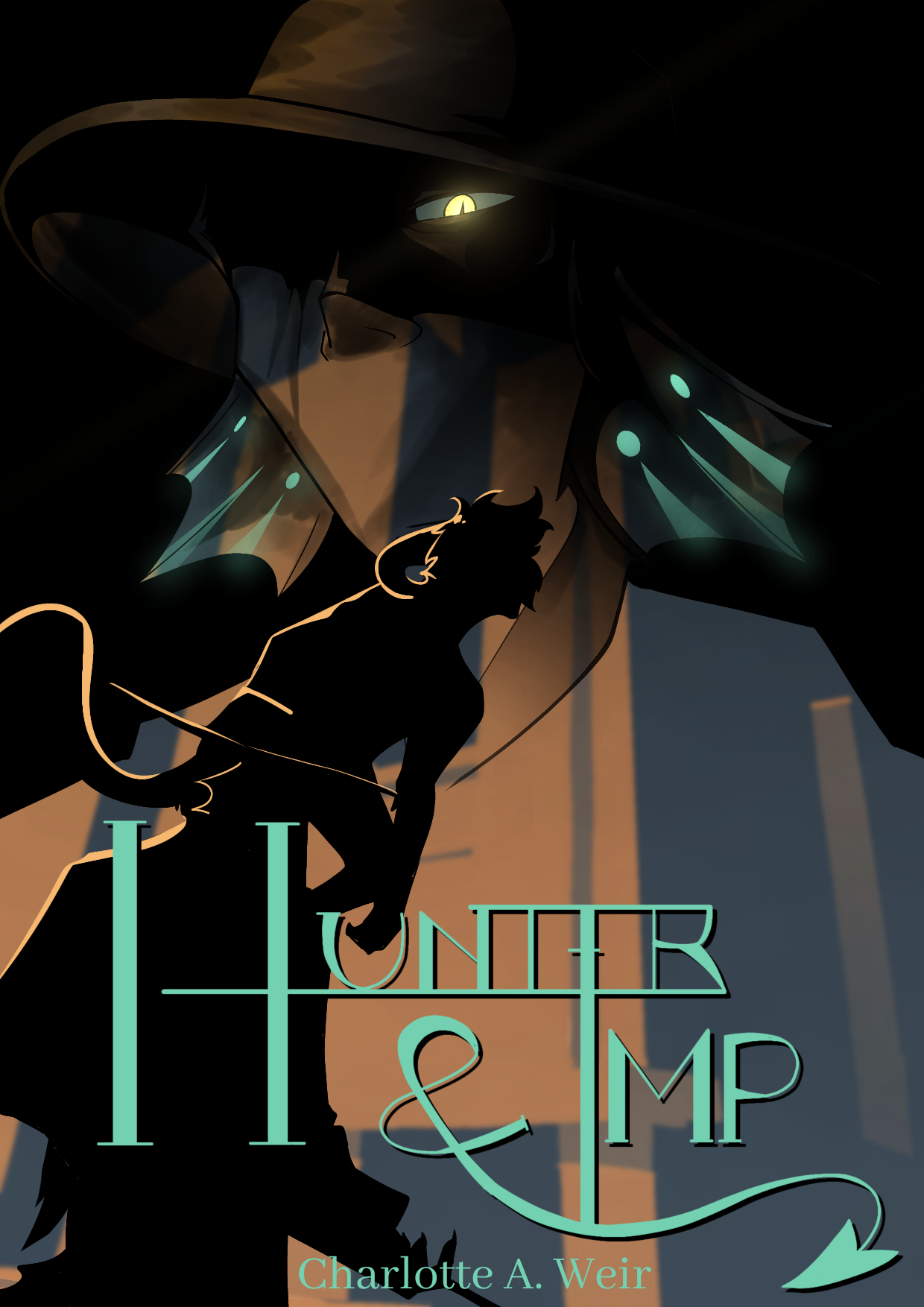 Hunter & Imp Book Cover - ibisPaint