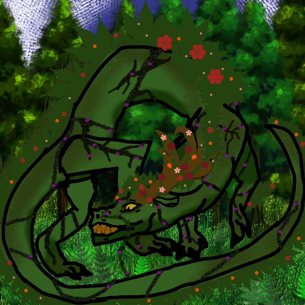 forest dragon - ibisPaint