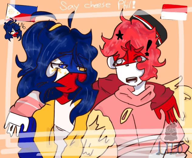 Phil and Indo! - ibisPaint