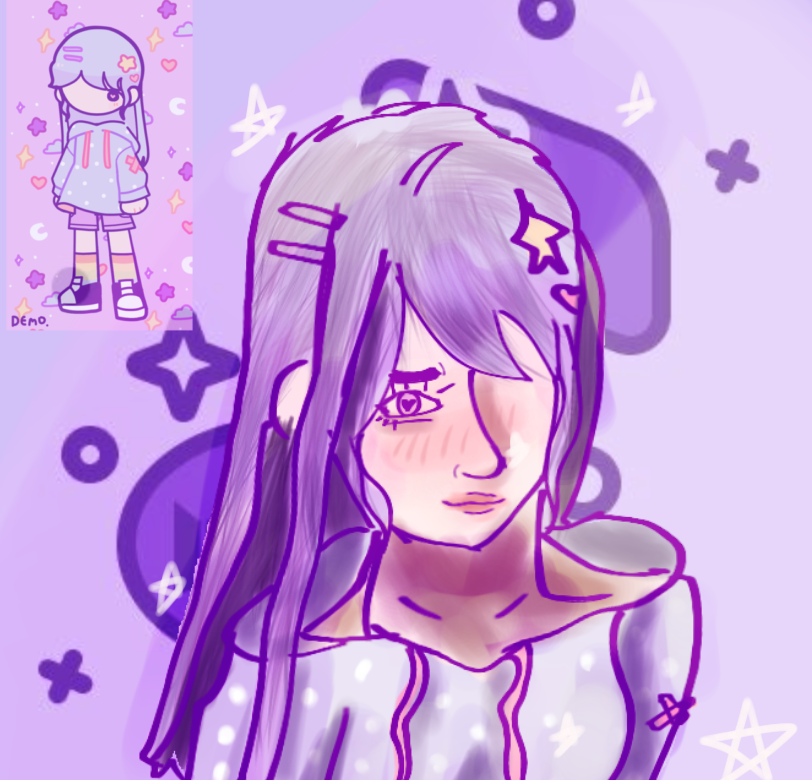 redraw of a doll thing on picrew! - ibisPaint