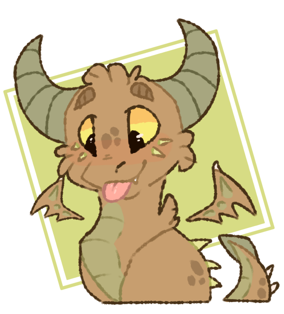 fluffy dragon - ibisPaint