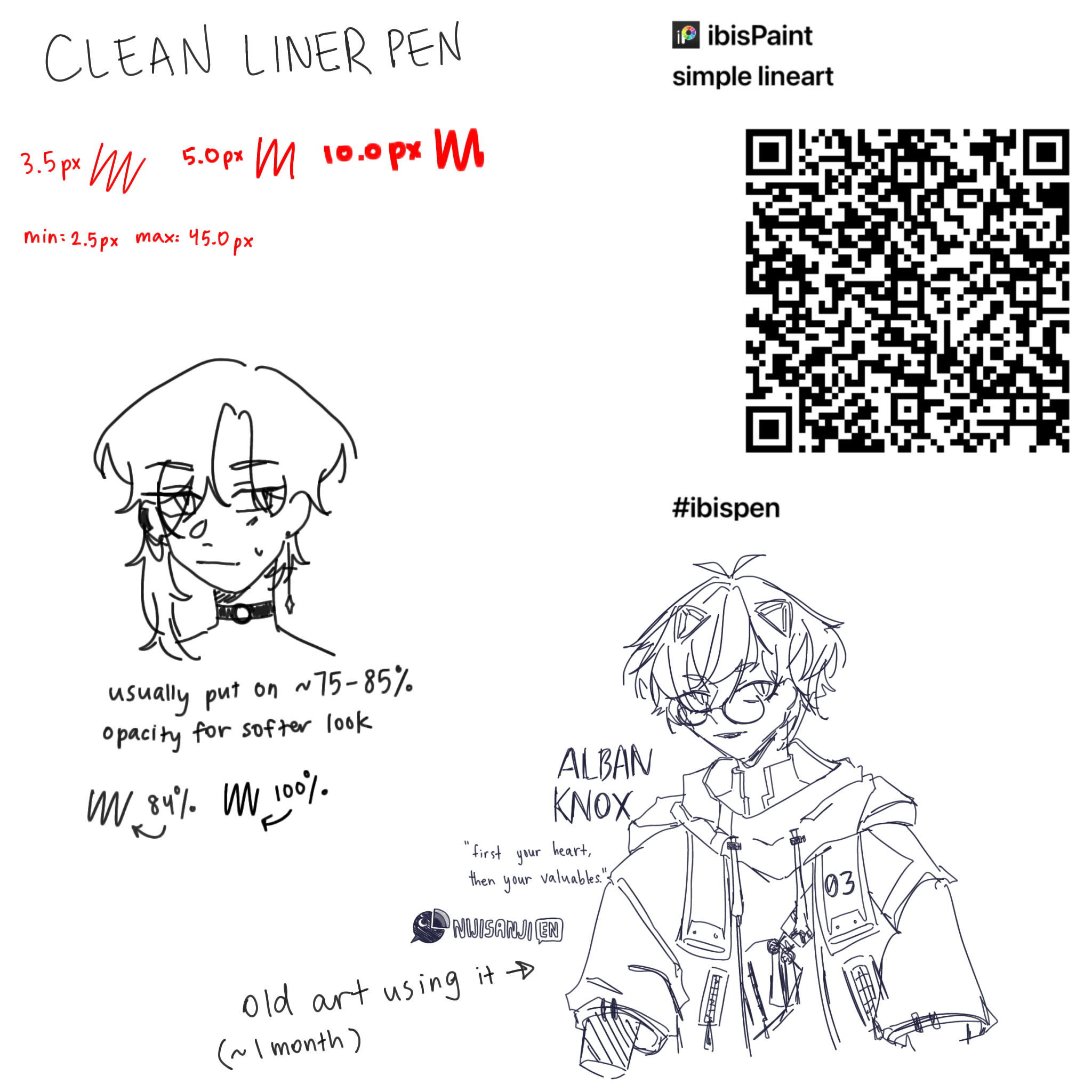 simple and clean liner - ibisPaint