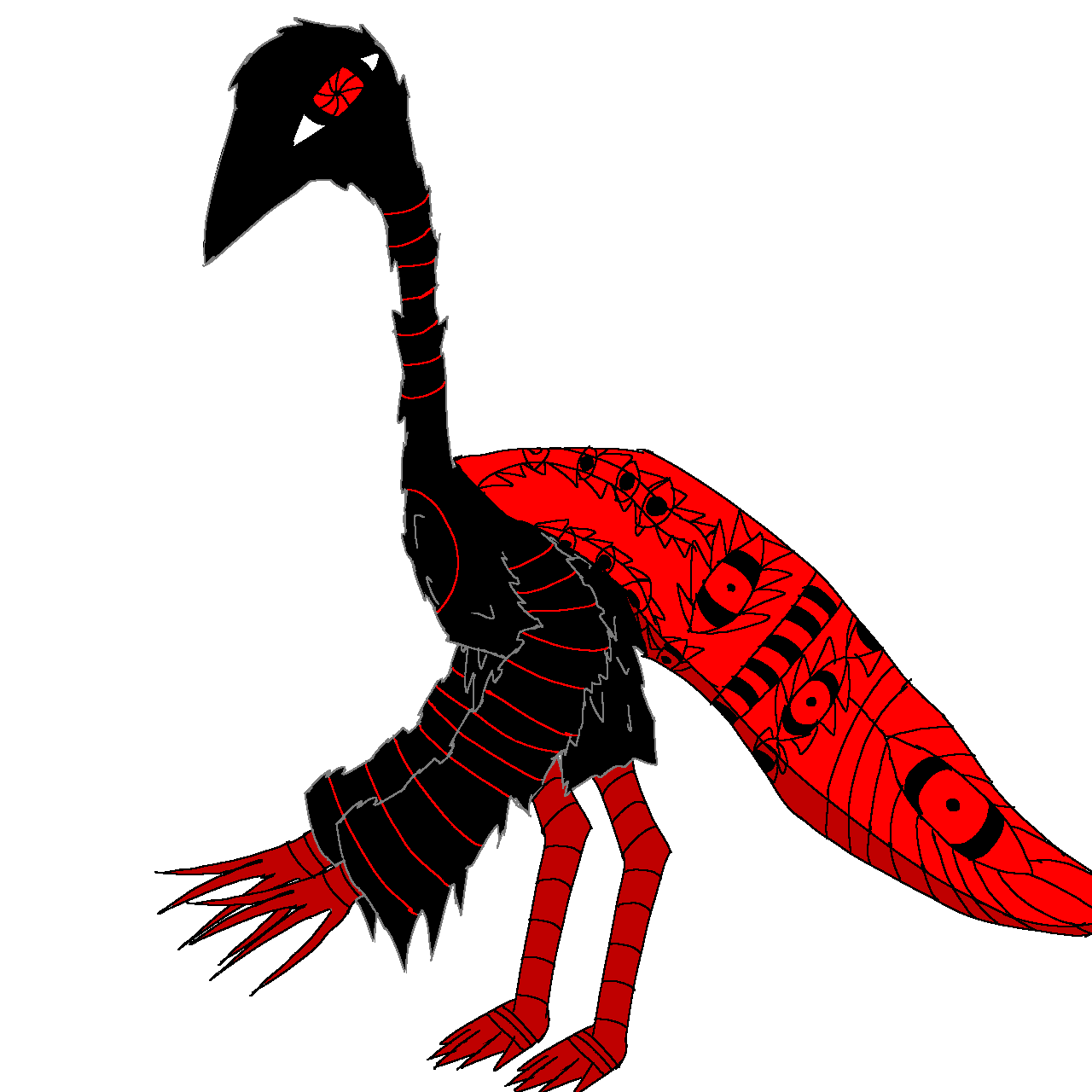 Peacock of the abyss - ibisPaint