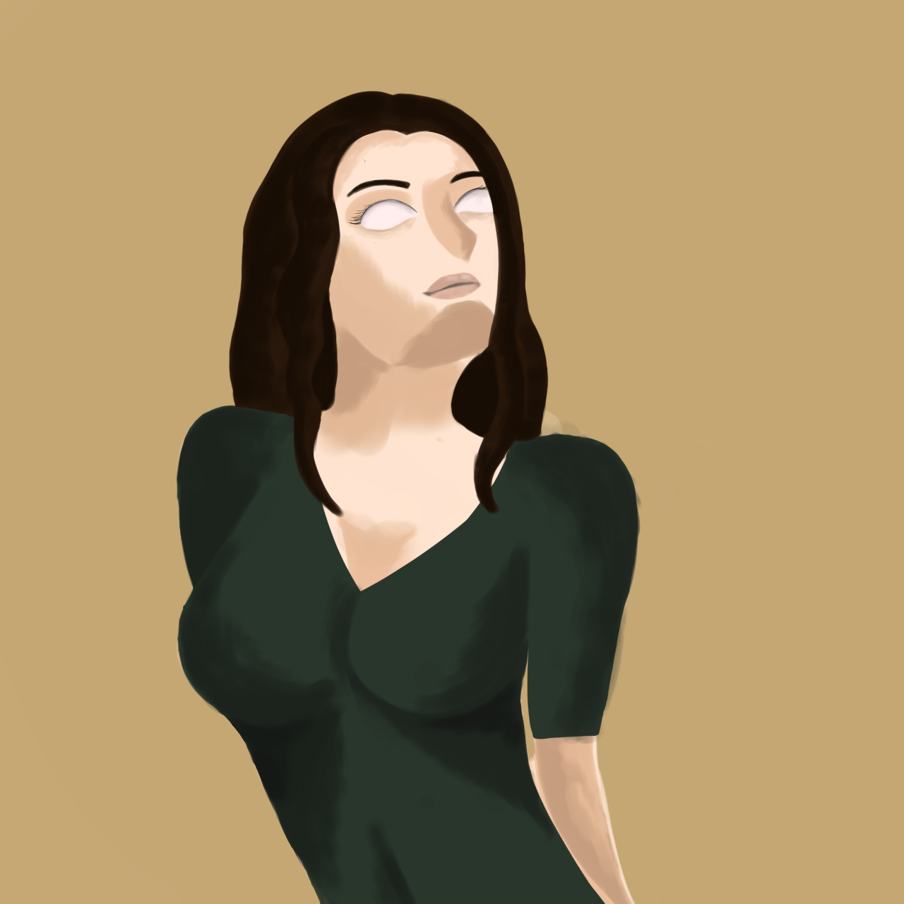 Quick sketch of woman body.V3 - ibisPaint