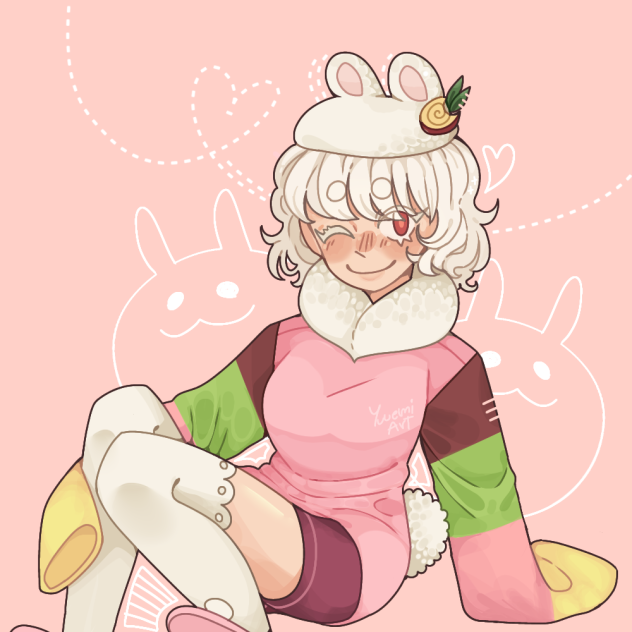 Moon Rabbit Cookie - ibisPaint